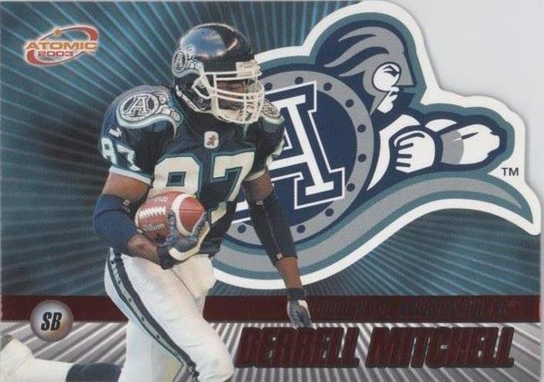 2003 Pacific Atomic CFL - Red #86 Derrell Mitchell for sale online | eBay