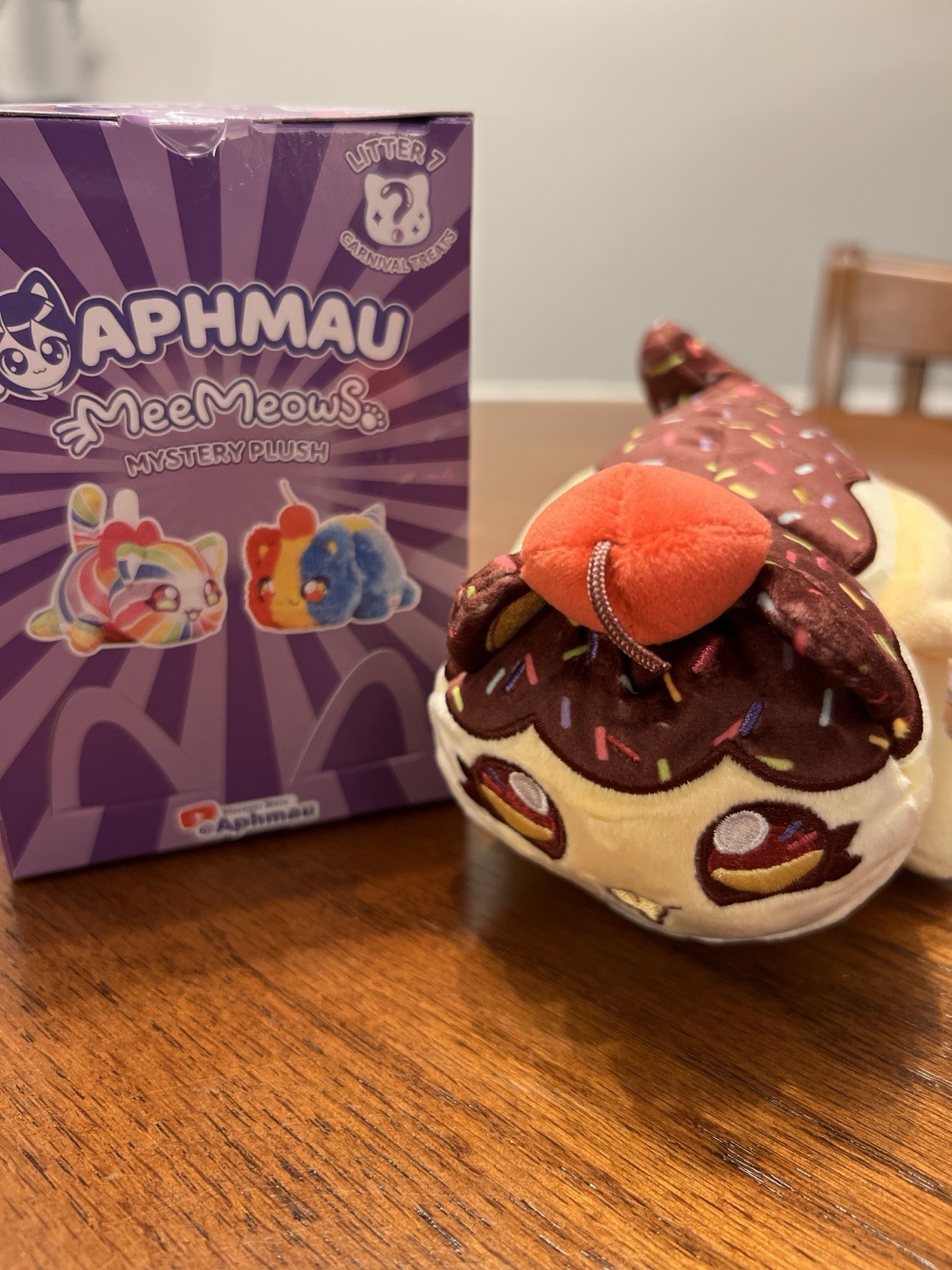 Aphmau Meemeow Litter 7 Carnival Cat Mystery Plush NIB Rare Chocolate ...