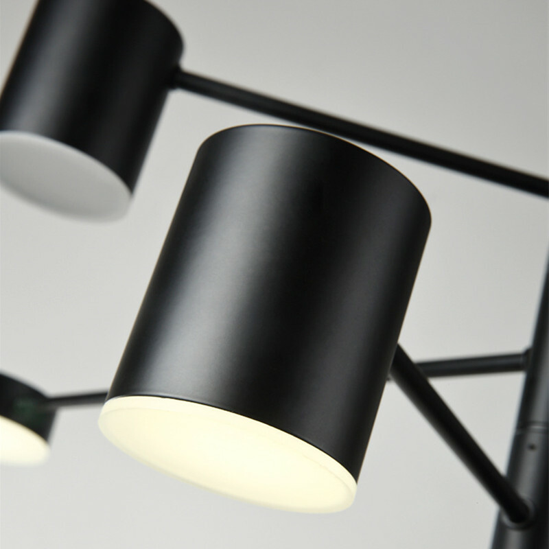 Hotel Chandelier Lighting Bar LED Lamp Black Pendant Light Kitchen ...
