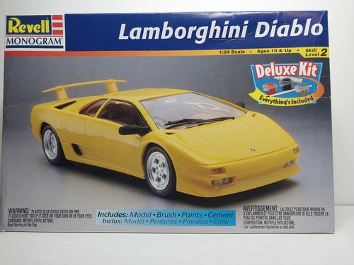 Revell Lamborghini Diablo Deluxe Kit open box Sealed parts bags | eBay
