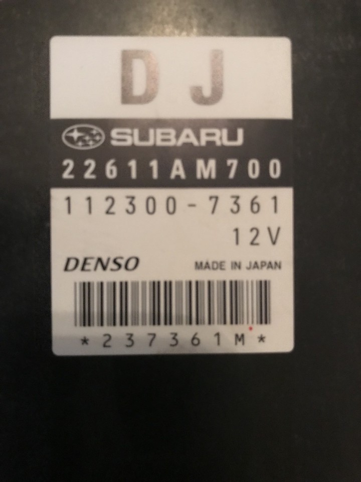 2008 Subaru Impreza ENGINE CONTROL MODULE ECU OEM 22611AM700 | eBay