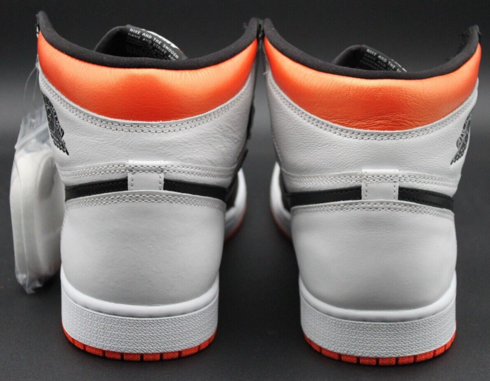 Size 10 - 2021 Men's Jordan 1 Retro High Electro Orange Ds 555088-180 ...