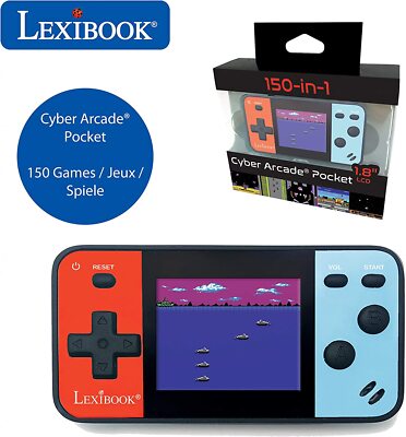 Lexibook portable handheld game console Cyber Arcade Pocket 150 games ...