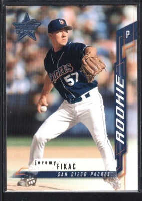 JEREMY FIKAC 2001 LEAF ROOKIE & STARS RC ROOKIE CARD PADRES SP MINT | eBay