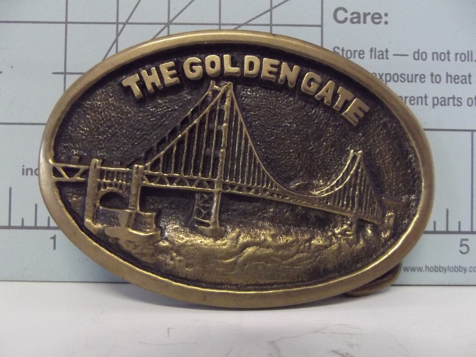 VINTAGE 70s San Francisco Golden Gate Bridge BTS Soli… - Gem