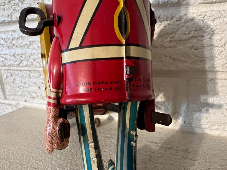 1930'S MARX DRUMMER BOY TIN WIND UP PARADE WALKER LITHO TOY | eBay