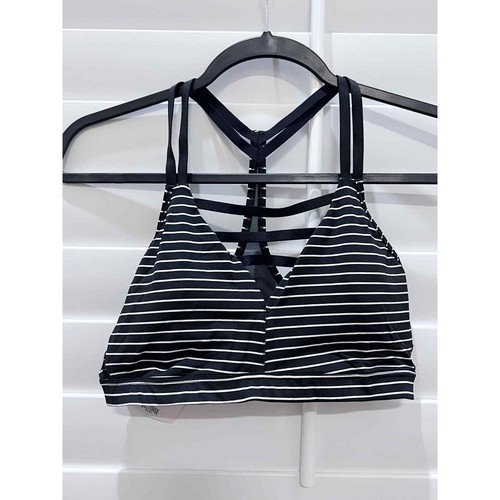 NWT VICTORIA'S SECRET Striped Athletic Yoga Sports Bra M (816) | eBay