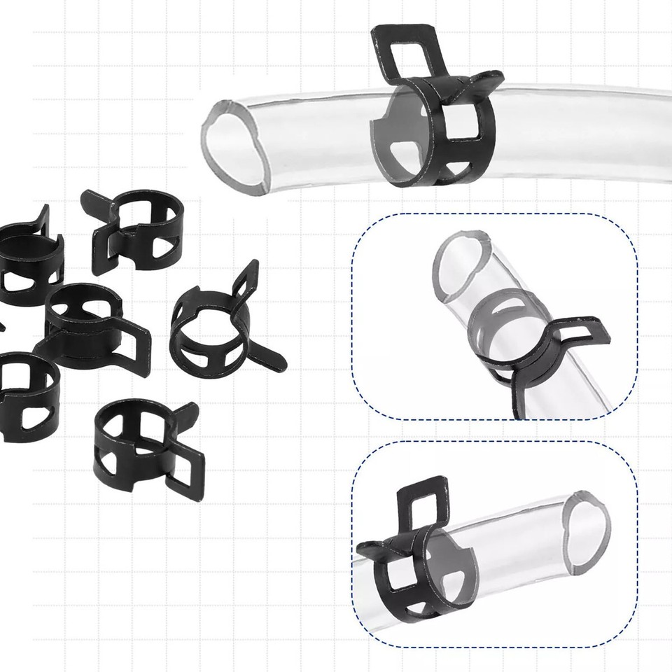 Self Clamping Spring Hose Clips Carbon Steel Clamps Sealing Radiator ...