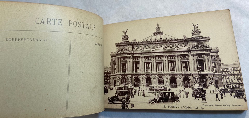 Antique Souvenir Paris France Postcard Booklet WWI (24 Cards) Marcel ...
