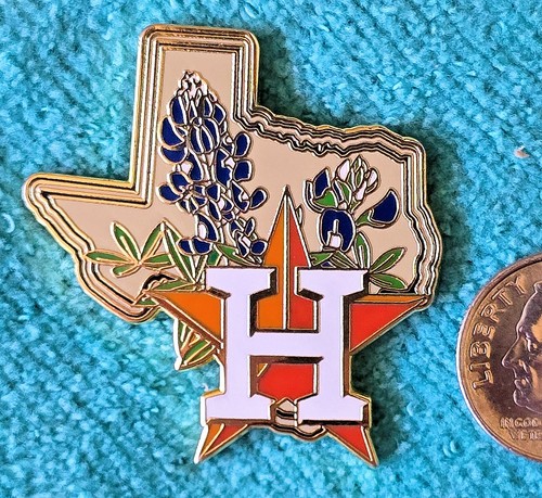 HOUSTON ASTROS - "TEXAS" LOGO - LAPEL PIN - MLB BASEBALL - NEW & COOL ...
