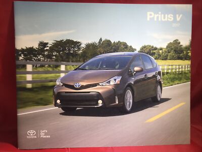 2017 Toyota Prius V Hybrid Electric 22-page Original Car Sales Brochure ...
