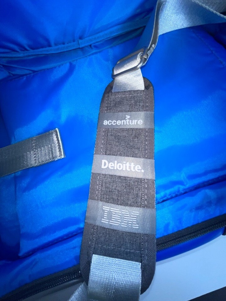 IBM Deloitte Accenture Laptop Backpack Convertible Bag Travel New ...
