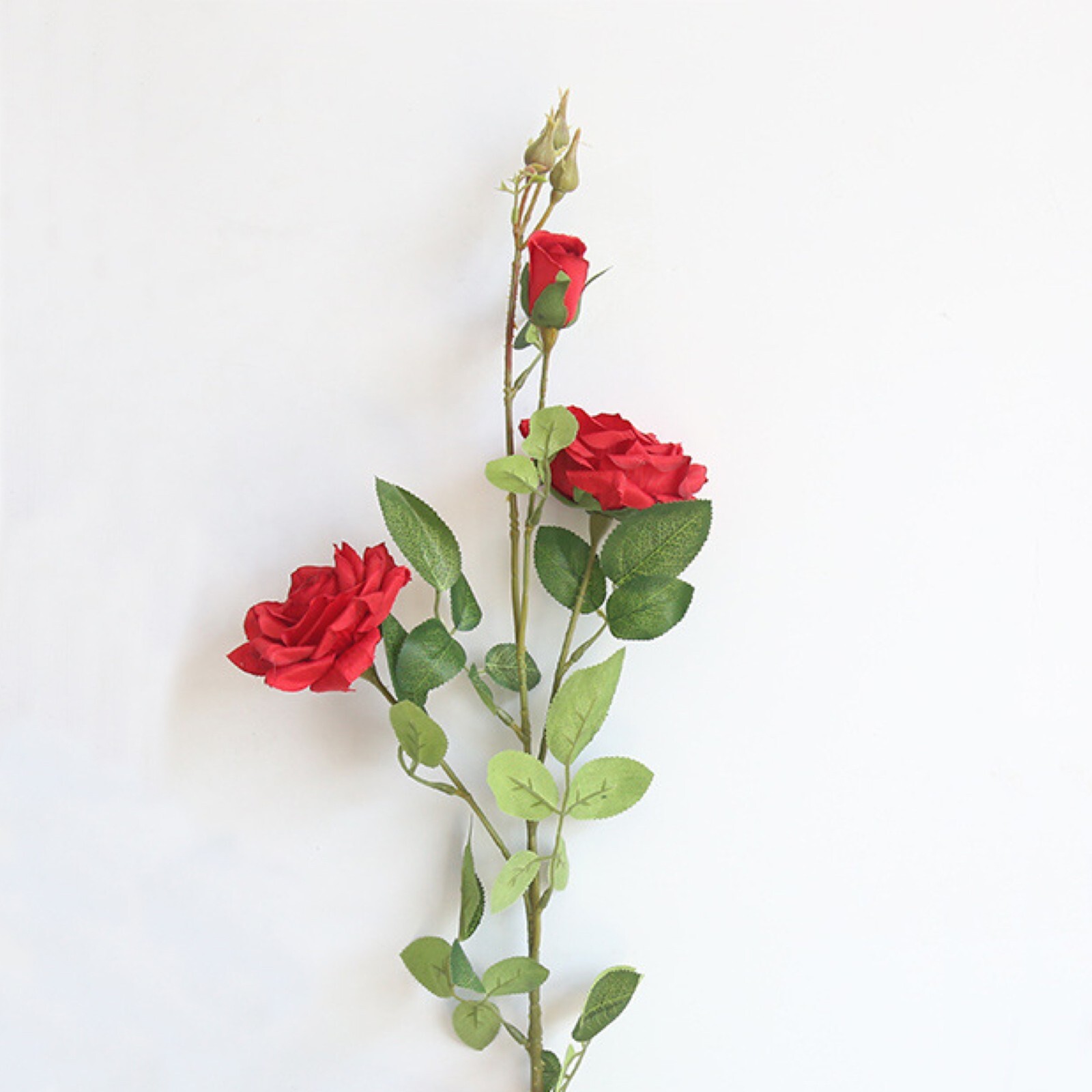 Artificial Rose Flower Stem Home Decoration Set of 3 | eBay