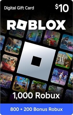 Roblox Digital Gift Card - 1,000 Robux [Includes Exclusive Virtual Item ...
