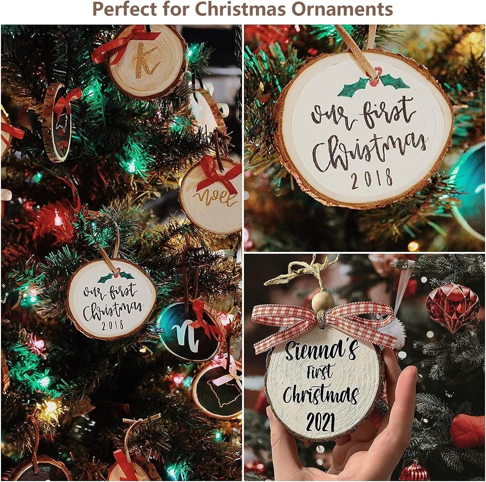 Wooden Slices 5 - 10 CM Wood Log Discs SALE Round Rustic Wedding Crafts ...