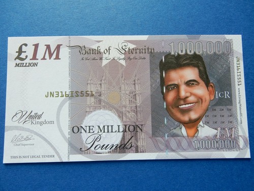 One Million Pound Note SIMON COWELL Fantasy Bill Novelty £1,000,000 ...