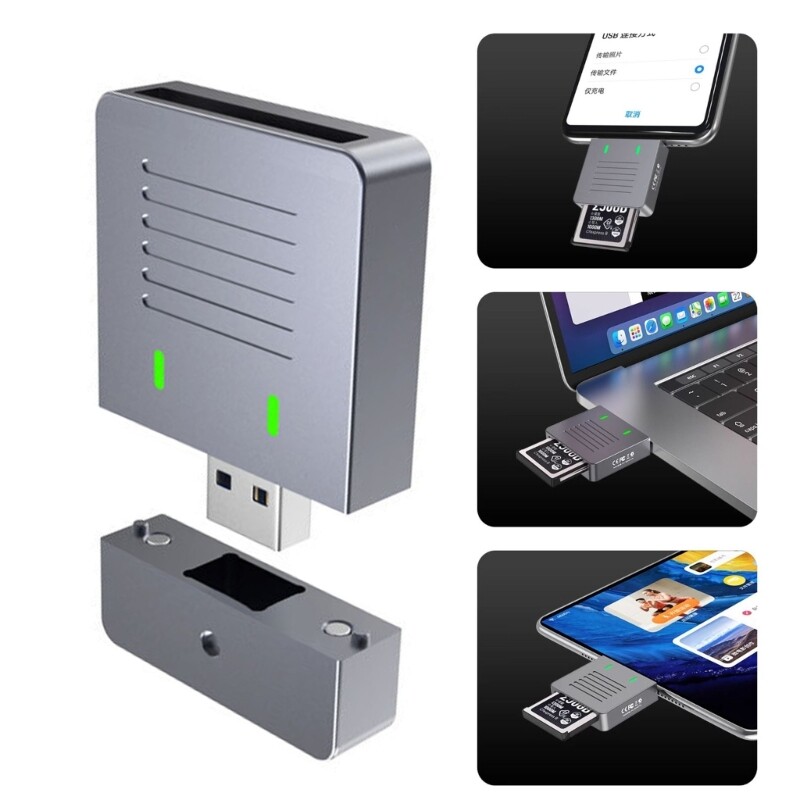 Fast USB 3.2 10Gbps Card Reader for CFexpress TypeB Camera Cards Reader ...