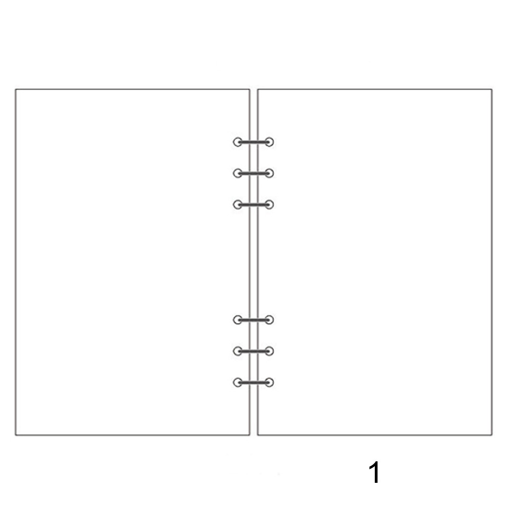 45Pcs Notebook Journal Diary Loose Leaf Filler Paper Manuscript Kraft ...