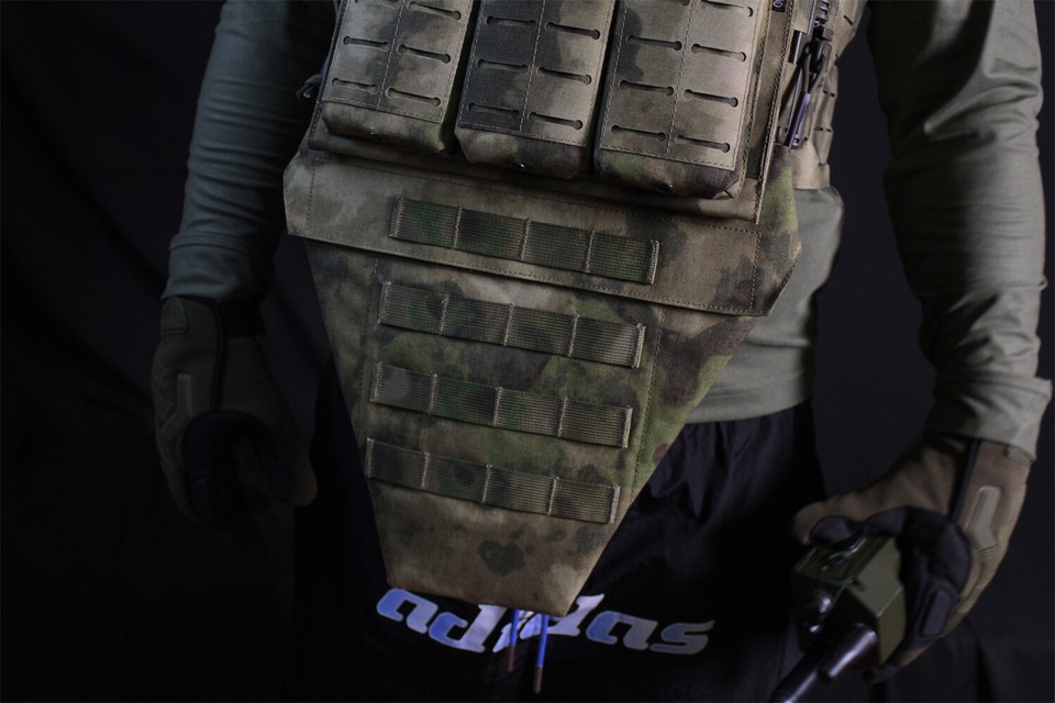 Tactical Vest Lap style groin/pelvic Protector Molle Jockstrap Baffle ...