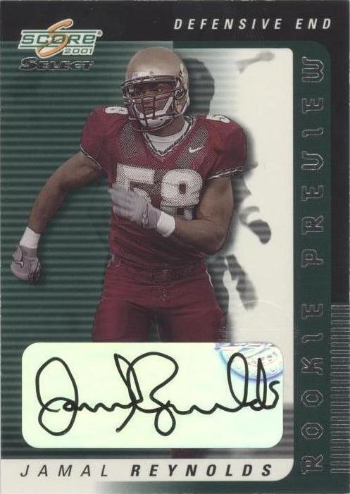 2001 Score Select - Rookie Preview Autographs Jamal Reynolds #RP-36 (AU ...