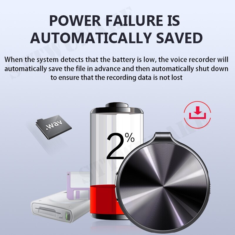 Mini Voice Activated Recorder Small Digital Recording Hidden Listening ...