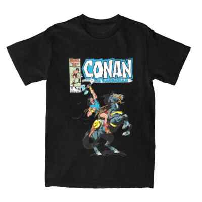 Conan Conan The Barbarian Shirt Accessories Men Women's Cotton Graphic ...