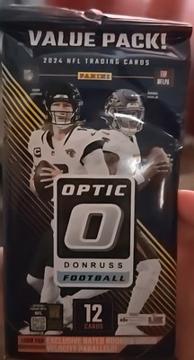 (3x) 2024 Panini Donruss Optic NFL Football 12 Card Value Packs SHIPS ...