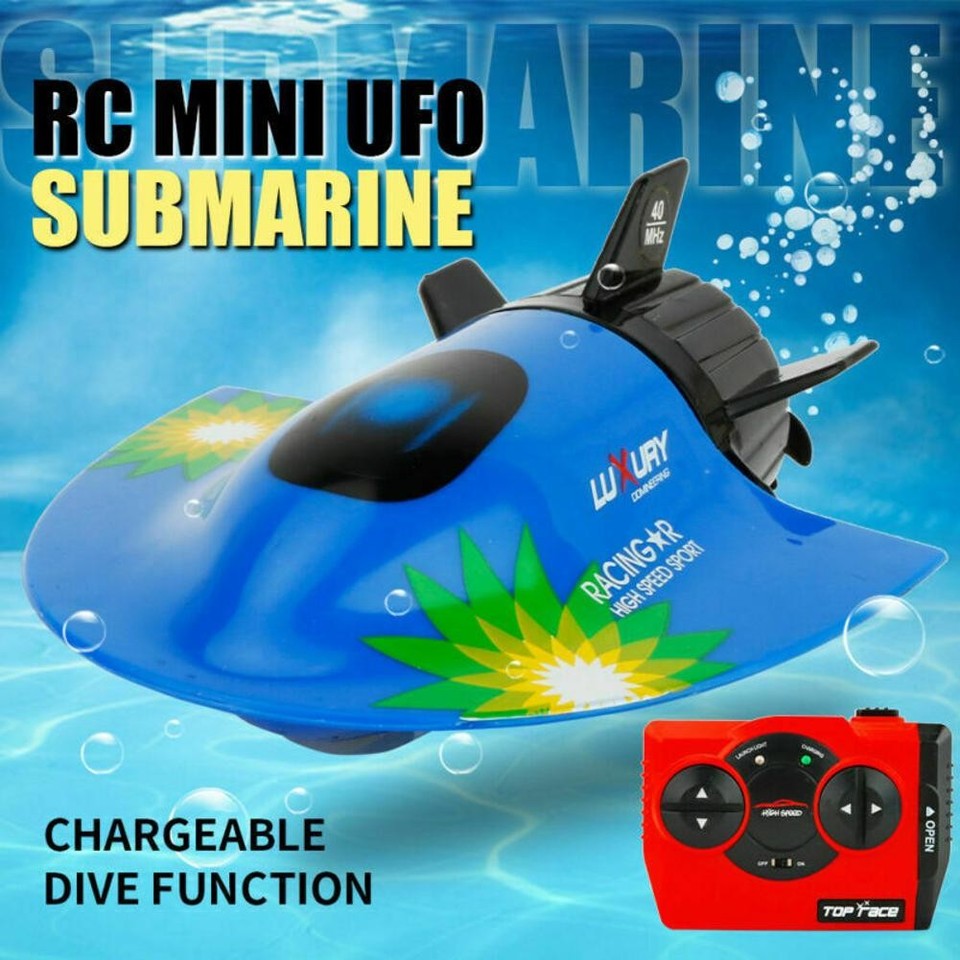Underwater Sightseeing Model Boat Mini U-Boat RC Micro Submarine High ...