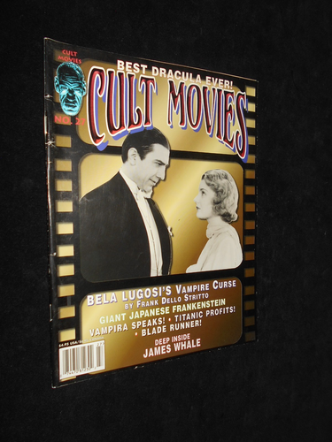 Cult Movies Magazine #27 Dracula Lugosi Helen Chandler Vampira Lon ...