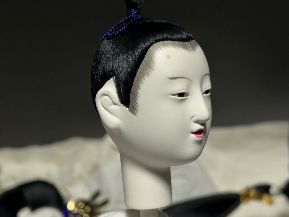 Japanese Doll Set #419 Vtg Hina Geisha Samurai Bunraku Puppet Figure ...