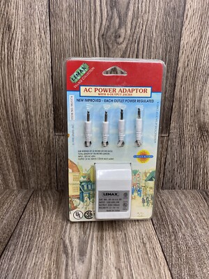 Lemax Village Collection AC Power Adapter with 4-Output Jacks 3V #54100 ...