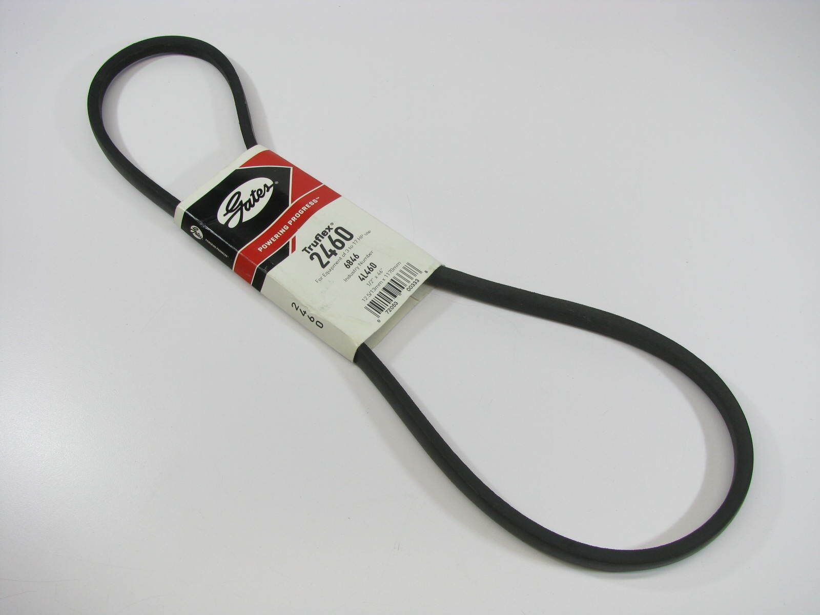 Gates 2460 Industrial Accessory Drive Belt - 1/2" X 46" | eBay