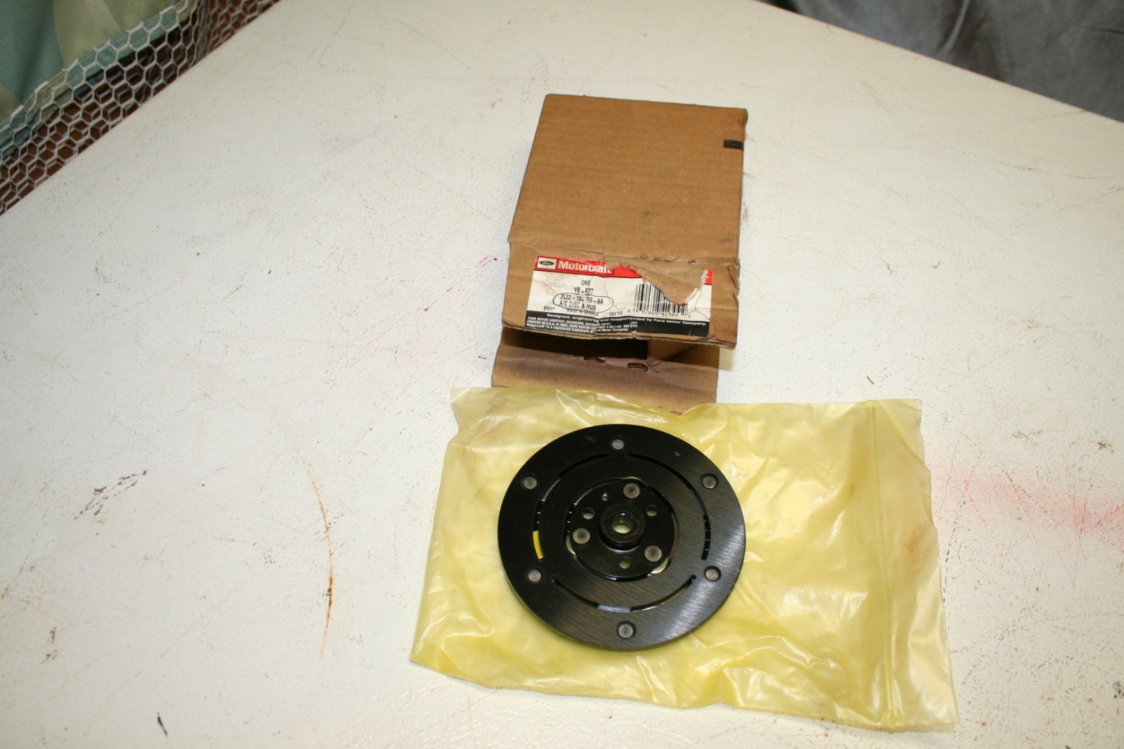NEW NOS OEM MOTORCRAFT YB-627 FORD 2L2Z-19D786-AA A/C DISC & HUB FOR ...
