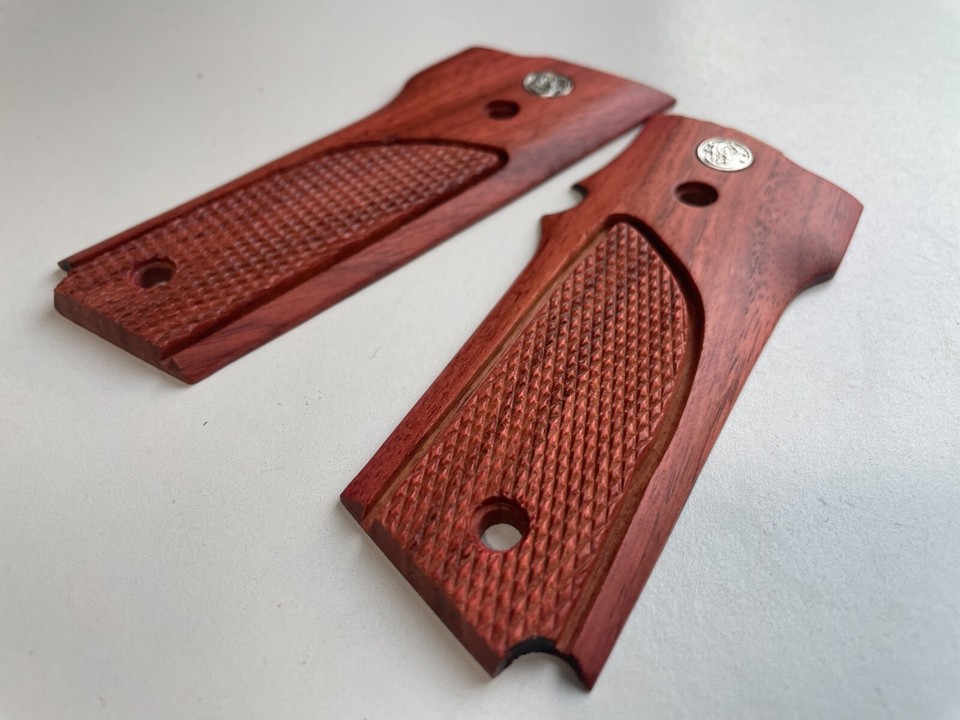 WOOD GRIPS FOR S&W MODEL 59, 459, 559, 659, 9 mm, STRAIGHT BUTT | eBay