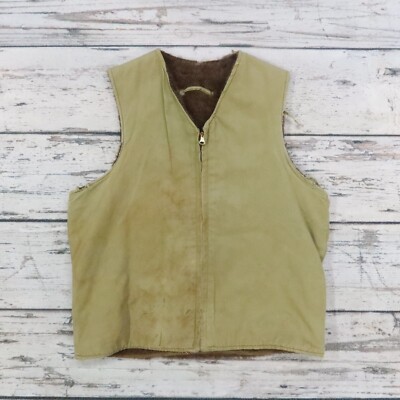 Vintage 40s USMC WW2 Alpaca Lined Tanker Vest | eBay