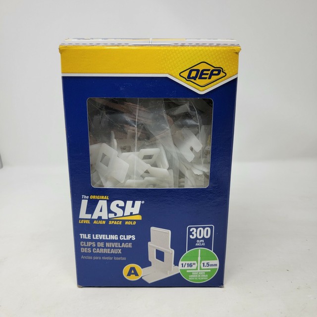 QEP Lash Flat Floor and Wall Tile Leveling System Clips 600 Pcs 2 Boxes ...