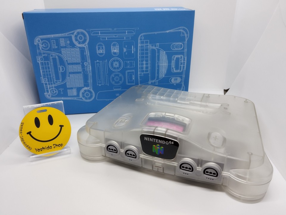 Clear Nintendo 64 CUSTOM COLOR Shell Console with Boxed N64 console | eBay