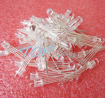 50Pcs LED RGB common cathode 4-PINS F5 5MM Super Bright Bulb Lamp | eBay