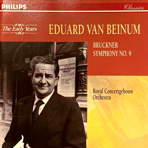 Bruckner Symphony No.9 EDUARD VAN BEINUM Philips Classics CD 442731-2 ...