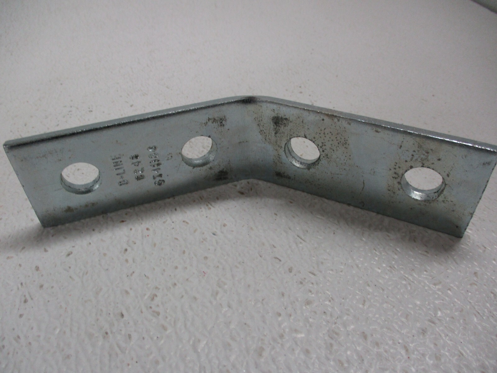 B-Line B248ZN Open Angle 45 Degree 4Hole Zinc Strut Connector Fitting ...