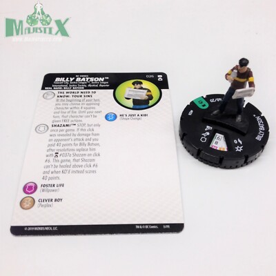 Heroclix DC Rebirth set Billy Batson #026 Uncommon figure w/card! | eBay