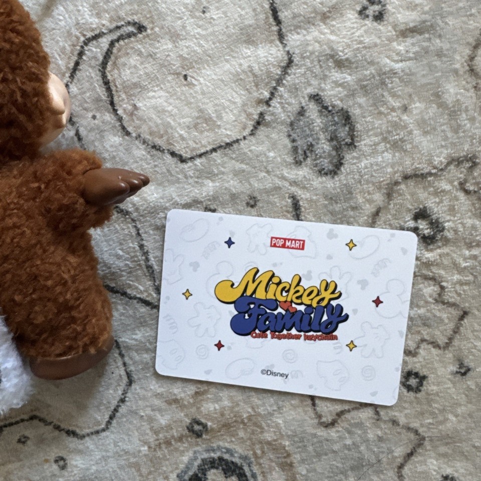 DALE Confirmed Disney POP MART Labubu Keychain Mickey and Family ...