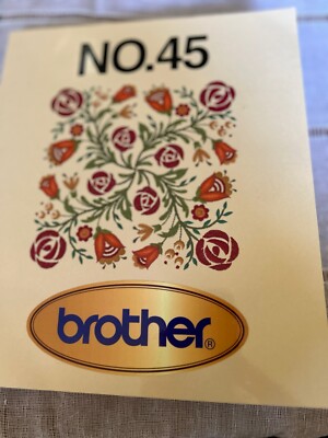 Brother Embroidery Design Card 45 | eBay