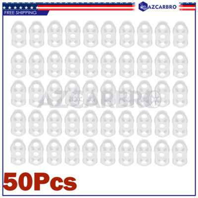 50pcs Window Regulator Guide White Clips For Buick Roadmaster Cadillac ...