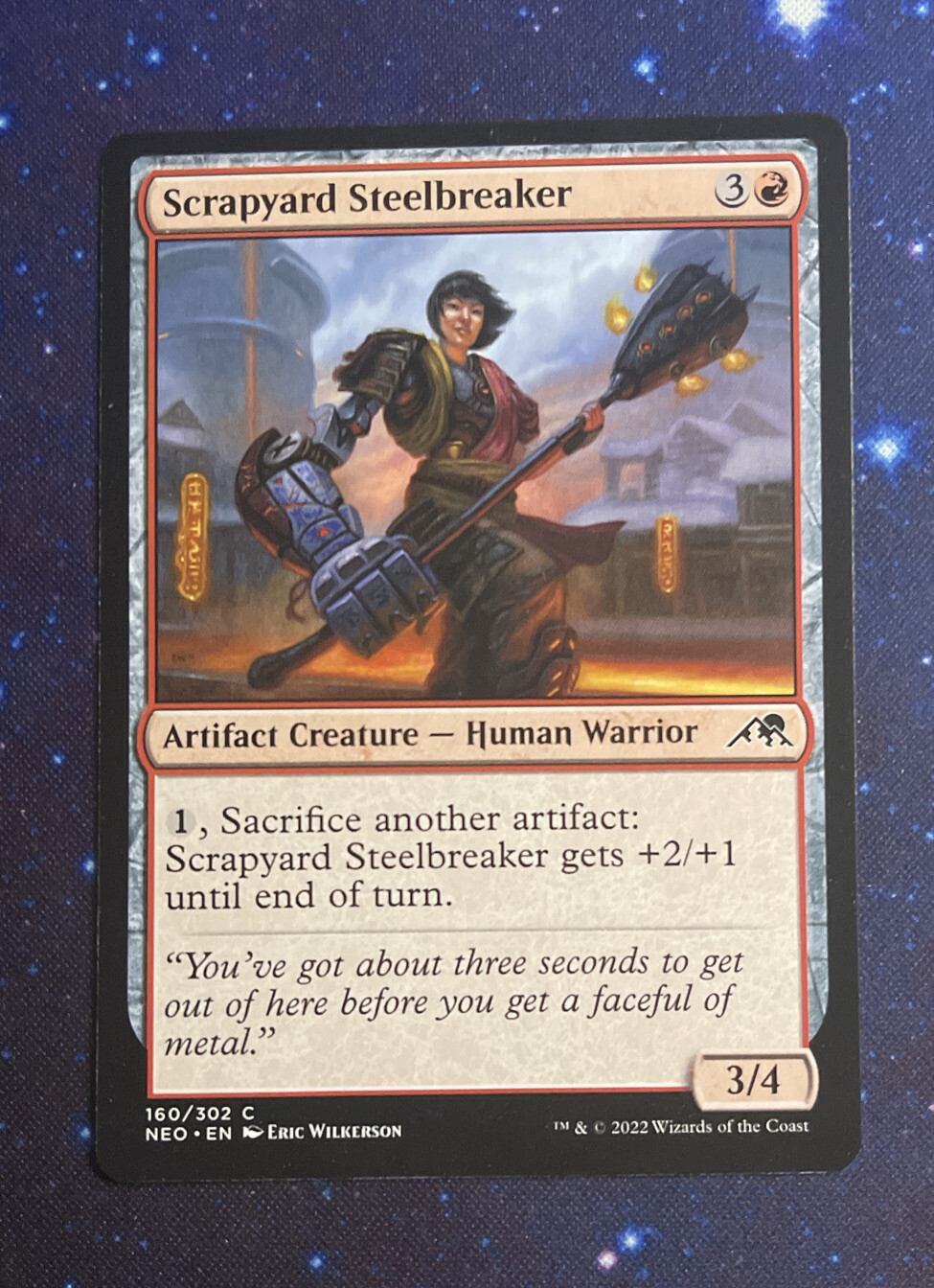 MTG, Scrapyard Steelbreaker, Kamigawa: Neon Dynasty 160/302 Regular ...