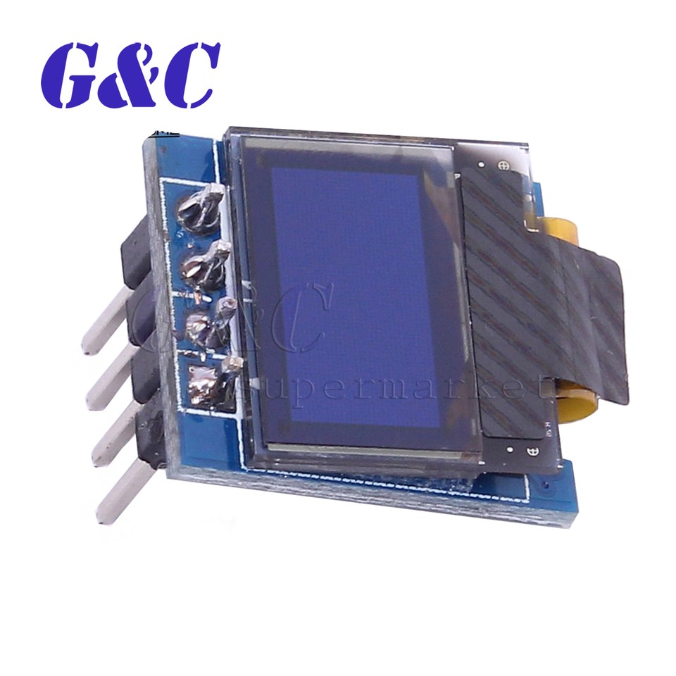 White 0.49inch OLED Display Module SSD1306 64x32 I2C IIC Arduino AVR ...