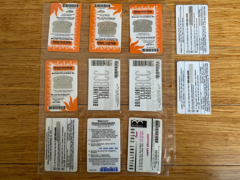 Set of 11 Rare Brilliant Universe Tele-card Man Woman Phonecards | eBay