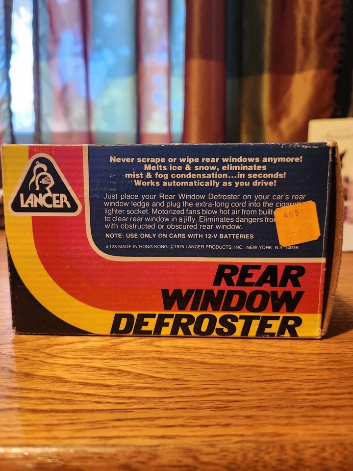 Vintage 1975 Lancer Rear Window Defroster For Cars And Trucks | eBay