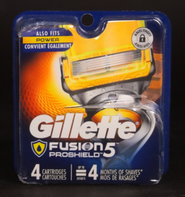 Gillette Fusion ProShield 5 Razor Blade - 4 Cartridges | eBay