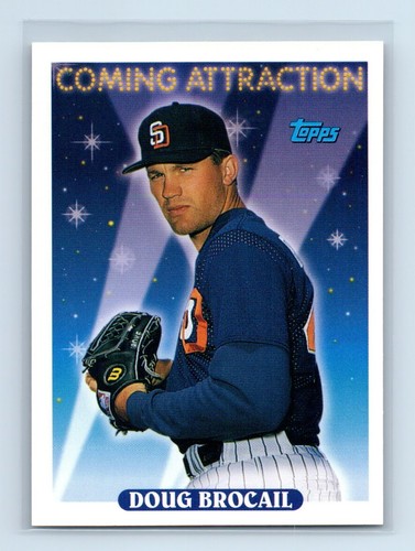 1993 Topps Doug Brocail Rookie San Diego Padres #821 | eBay